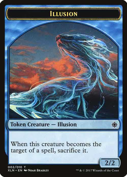 2/2 Blue Illusion Creature Token | MTG.onl Tokens