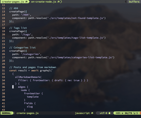 vim-airlineでVimのステータスラインをカッコよくする | Htkyama Blog