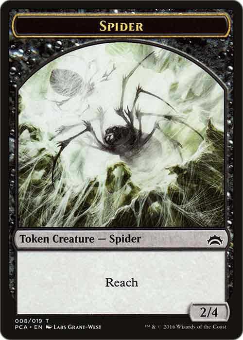 2/4 Black Spider Creature Token | MTG.onl Tokens