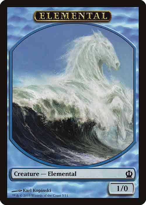 1/0 Blue Elemental Creature Token | MTG.onl Tokens