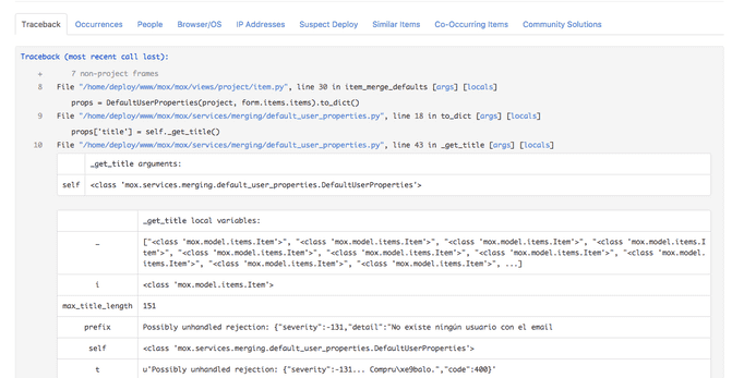 Rollbar Error Tracking Software For Javascript Php Ruby Python And More