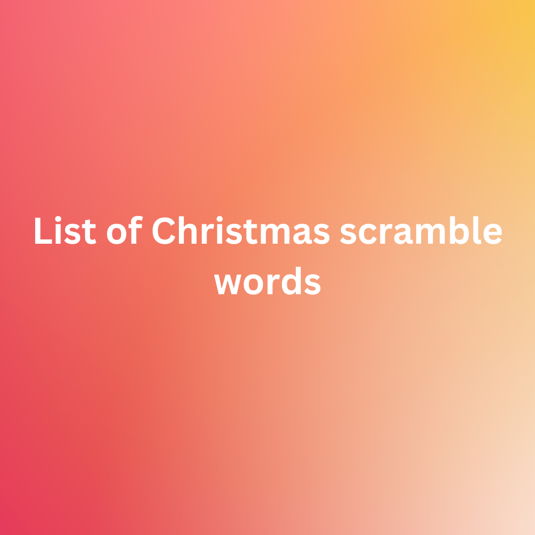 How To Use The Word Scramble Cheat How To Use The Word Scramble Cheat