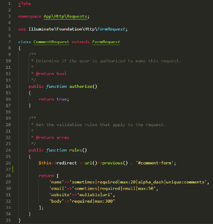 How to Change the Form Request Validation Redirect in Laravel - Radu.link