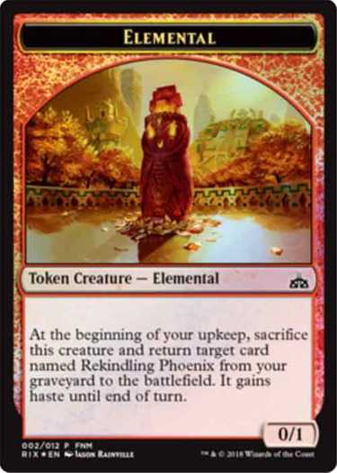0/1 Red Elemental Creature Token | MTG.onl Tokens
