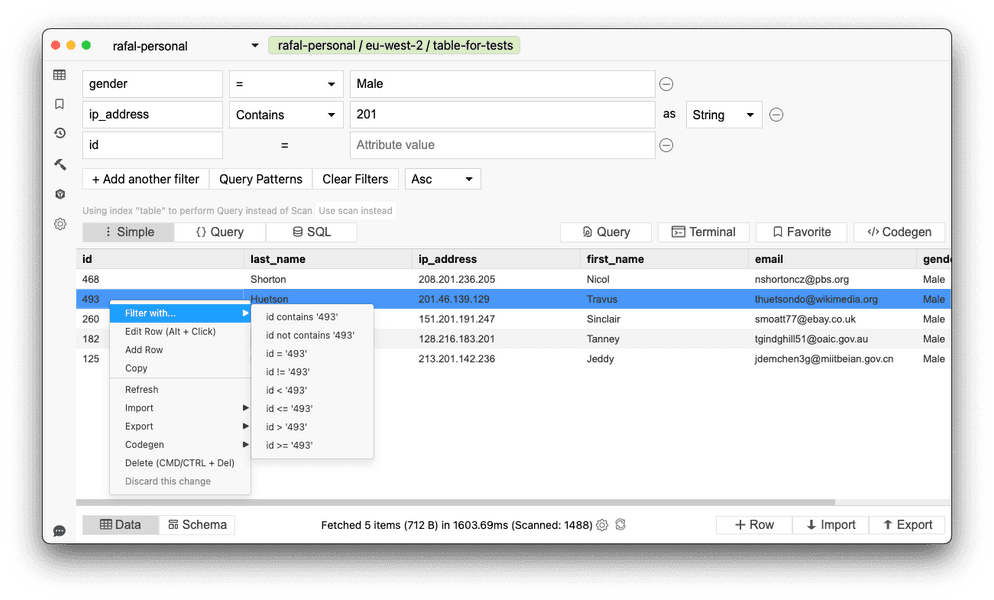 Dynobase - Professional DynamoDB GUI Client