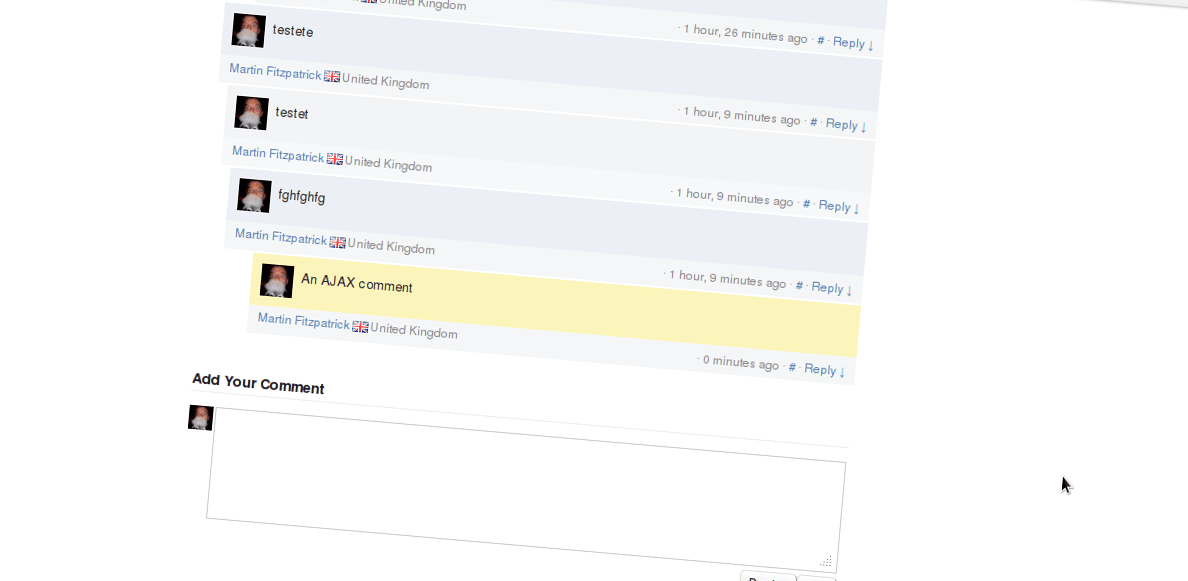 Django Ajax Threaded Comments Using Only Jquery Martin Fitzpatrick