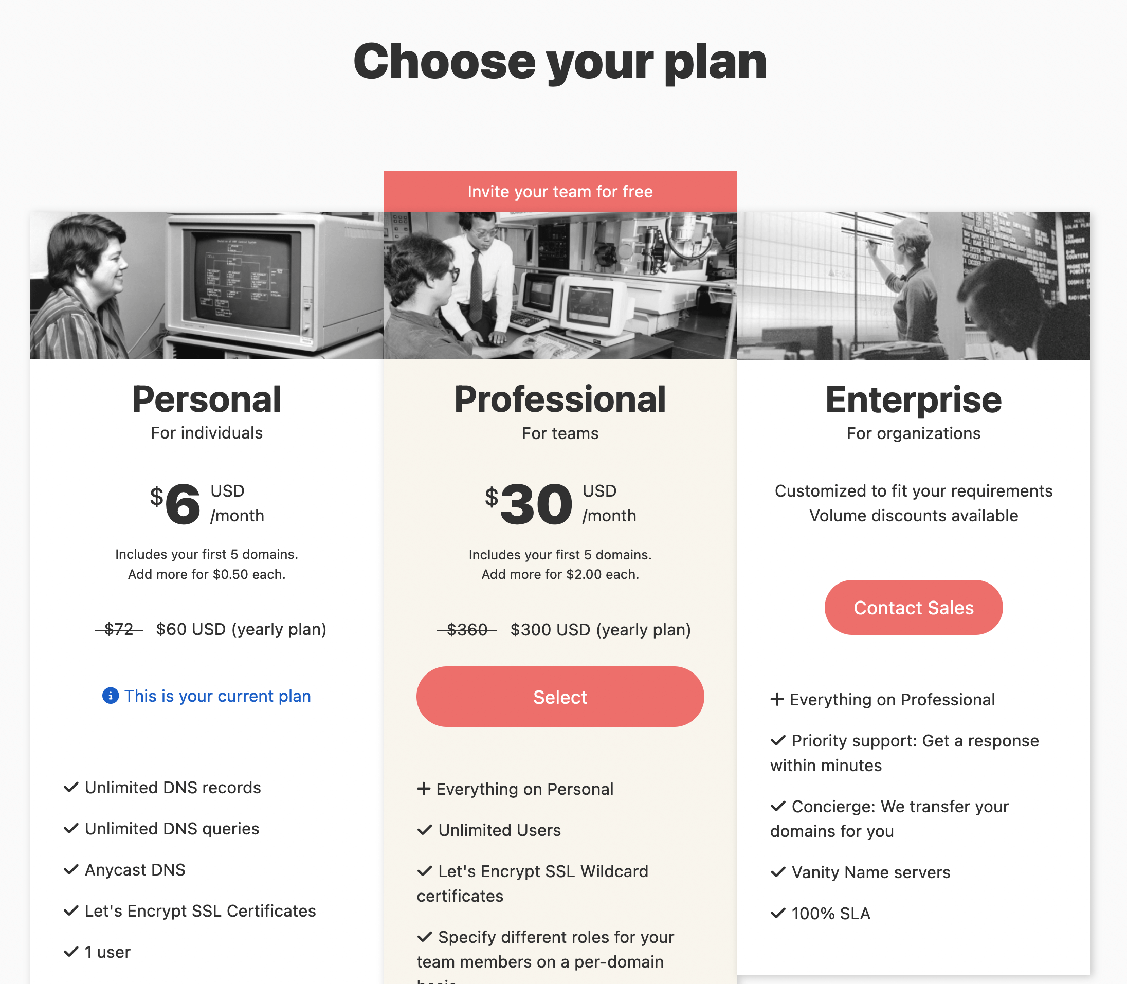 Changing Subscription Plan - DNSimple Help