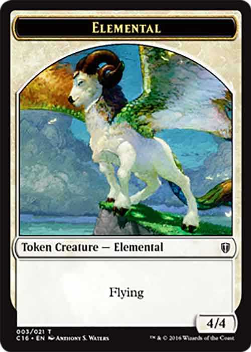 4/4 White Elemental Creature Token | MTG.onl Tokens