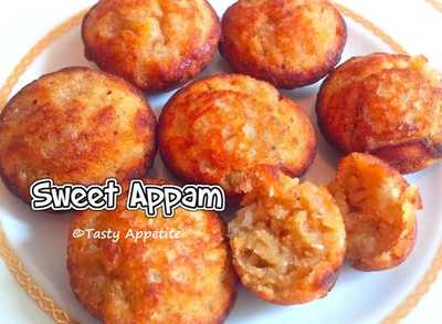 Sweet Appam | Tasty Appetite