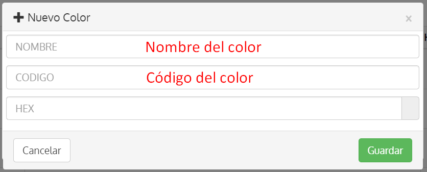 Colores | Ninox Docs