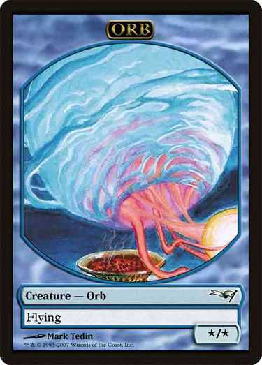 X/X Blue Orb Creature Token | MTG.onl Tokens