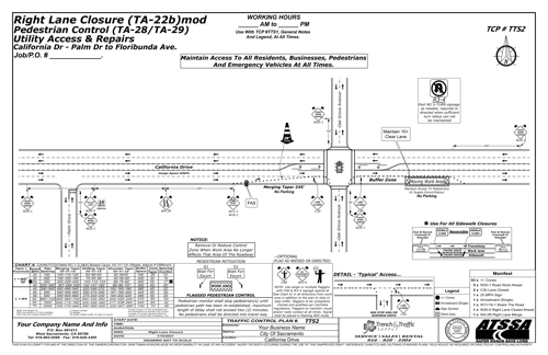 Traffic Control Plans by Trench and Traffic Supply