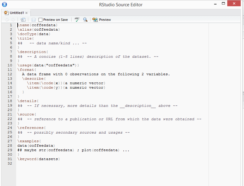 Creating a package for your data set - Roel's R-tefacts