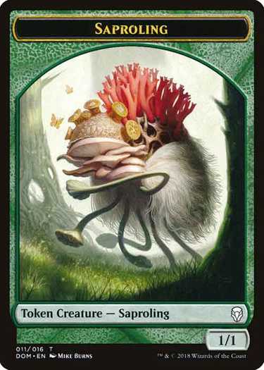 1/1 Green Saproling Creature Token | MTG.onl Tokens