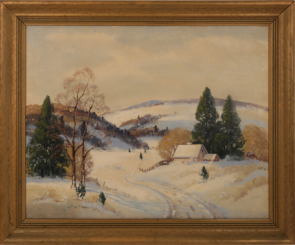 Ernest Fredericks - Midwest Winter - 19th Century American Fine Art