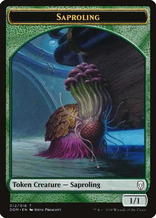 1/1 Green Saproling Creature Token | MTG.onl Tokens