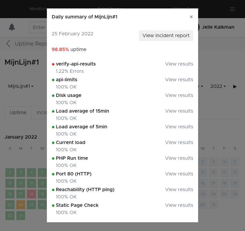 Get the most out of an uptime report | Semonto