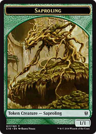 1/1 Green Saproling Creature Token | MTG.onl Tokens