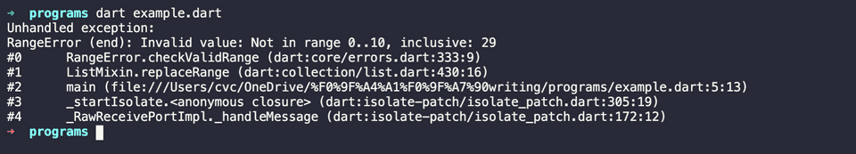 Dart program to change single or multiple list item - CodeVsColor