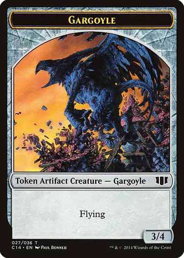 3/4 Colorless Gargoyle Artifact Creature Token | MTG.onl Tokens