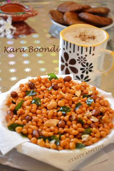 Kara Boondhi | Diwali Snacks | Tasty Appetite