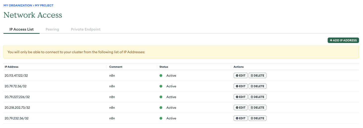 MongoDB credentials | n8n Docs