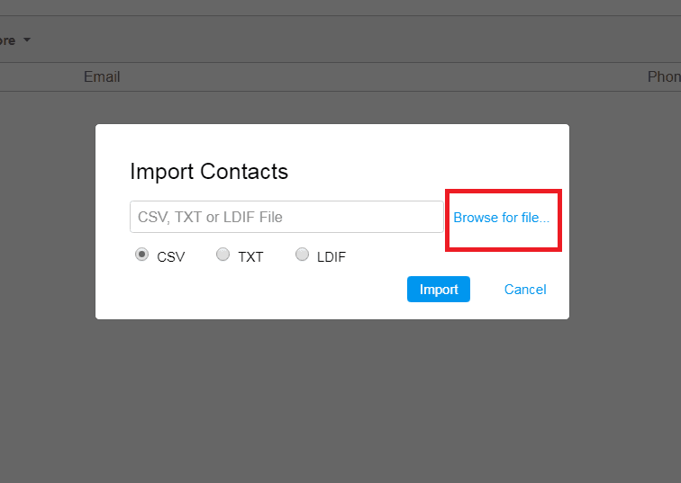 How To Import Contacts To AOL Mail - Covve