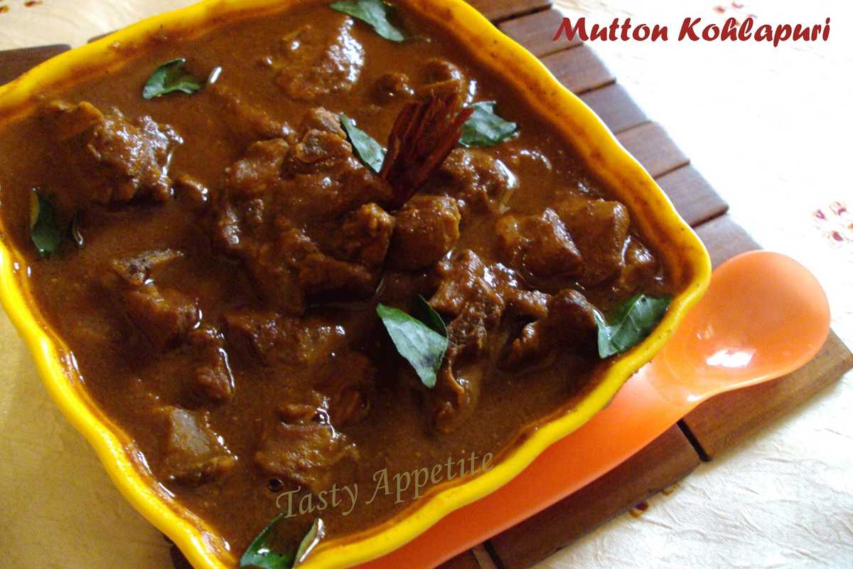 Kolhapuri Mutton Curry or Lamb Curry | Tasty Appetite