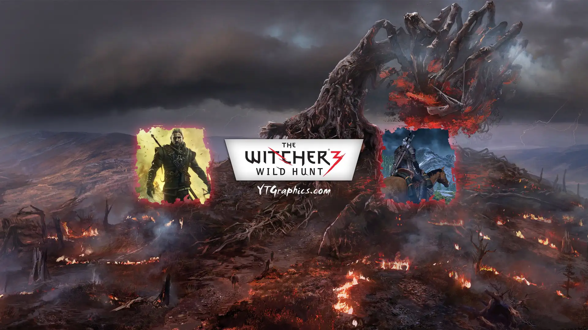 Witcher 3 YouTube Channel Art Banner