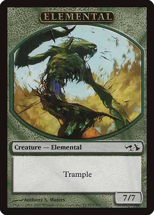 7/7 Green Elemental Creature Token | MTG.onl Tokens