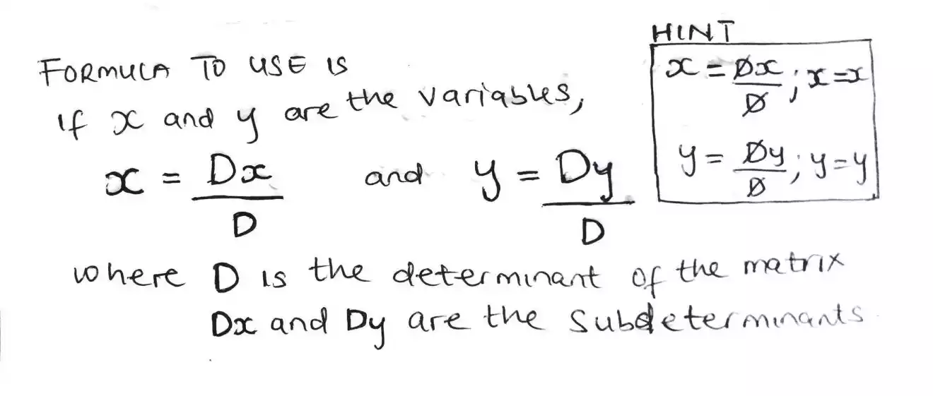 Crammer's rule - the technique to simplify circuit analysis equations ...