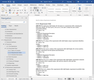 Export Documents to DOCX | ReqView
