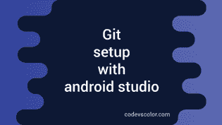 Android studio git integration - rasfile