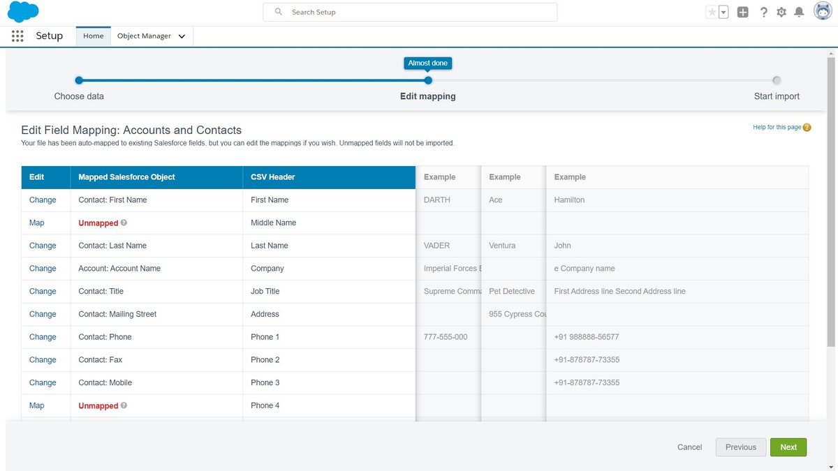 How to import contacts into Salesforce? | Covve