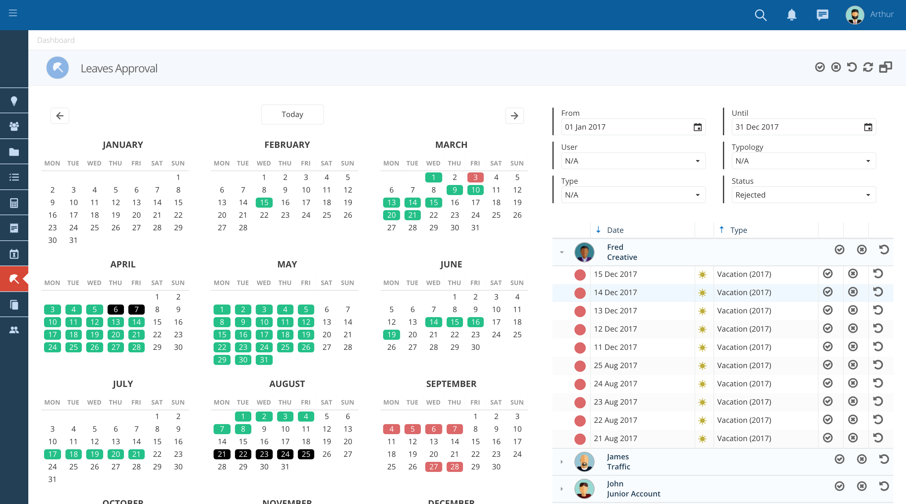 Approving Leaves | Skills Workflow’s Documentation