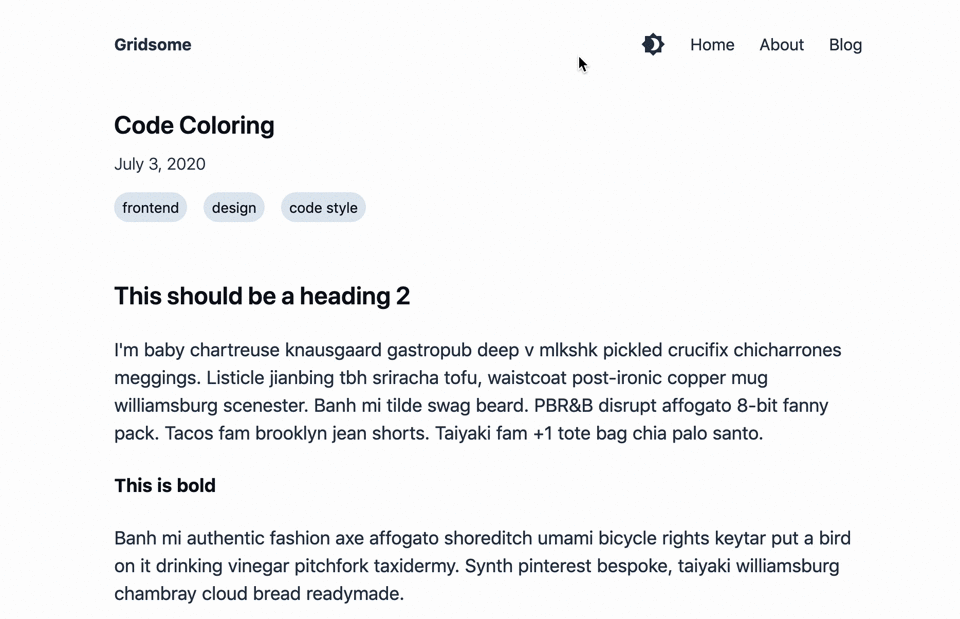 How To Add Dark Mode To Your Gridsome Blog With Tailwind Css V2 [2021 Guide] Mannes Tech