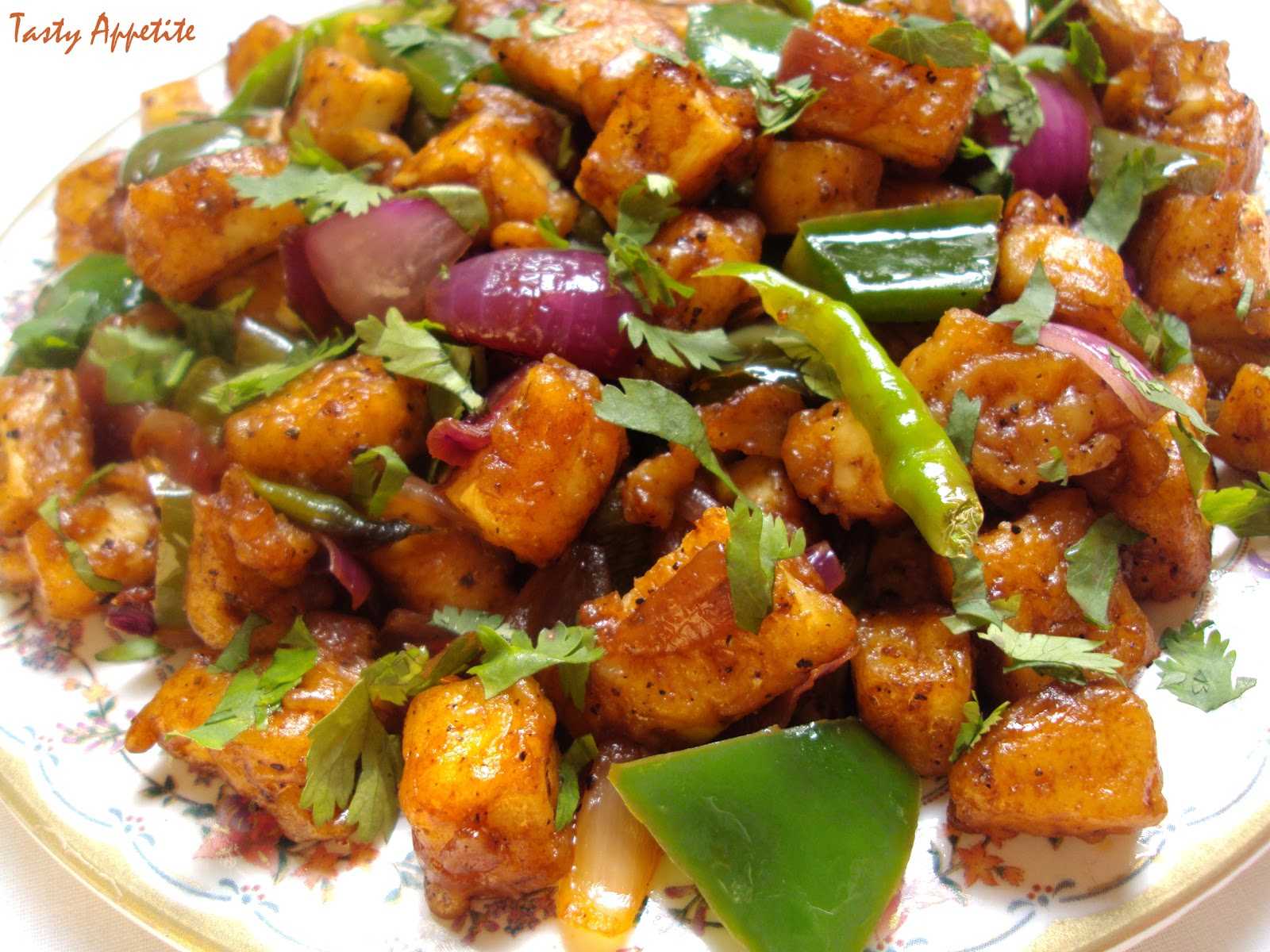 Chilly Paneer Dry | Tasty Appetite