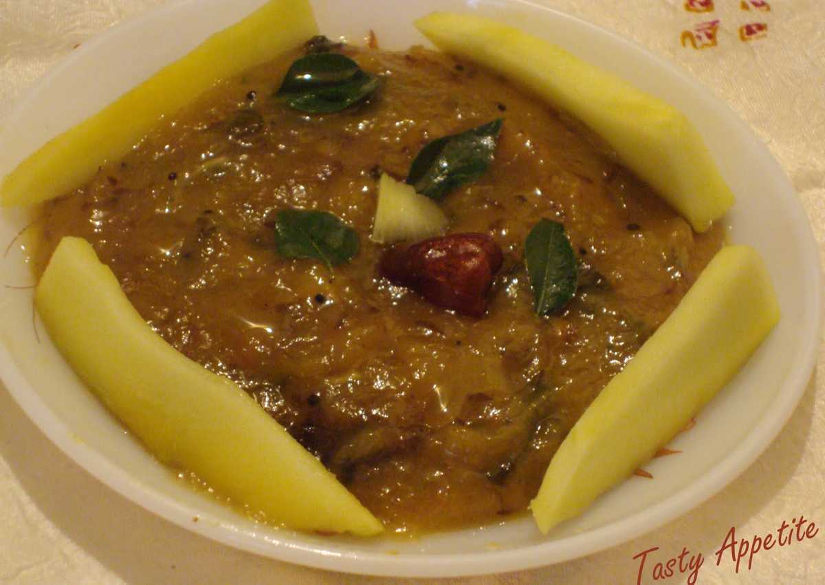 Raw Mango Pachadi | Manga Pachadi | Tasty Appetite