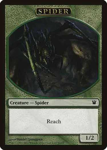 1/2 Green Spider Creature Token | MTG.onl Tokens
