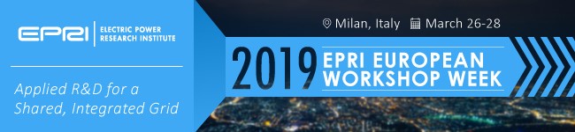 2019 EPRI European Workshop Week