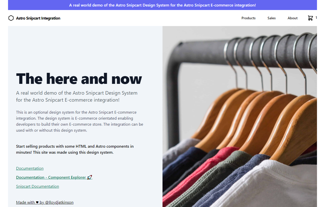 Astro Snipcart (Integration & Design System) - Lloyd Atkinson