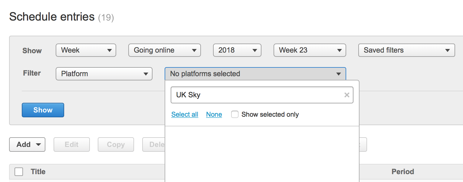 BeBanjo – Release notes: Improved platform selection