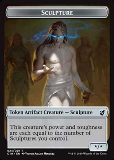 Colorless Sculpture Artifact Creature Token | MTG.onl Tokens