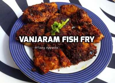 Vanjaram Fish Fry (Seer Fish Fry) | Tasty Appetite