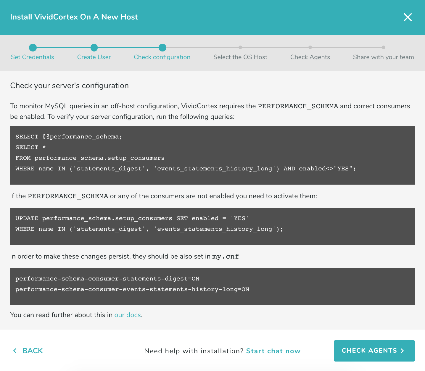 Off-Host Installation - VividCortex