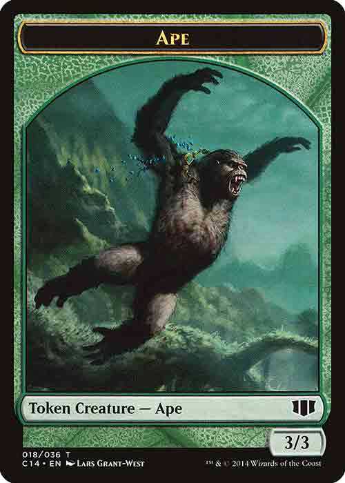 3/3 Green Ape Creature Token | MTG.onl Tokens