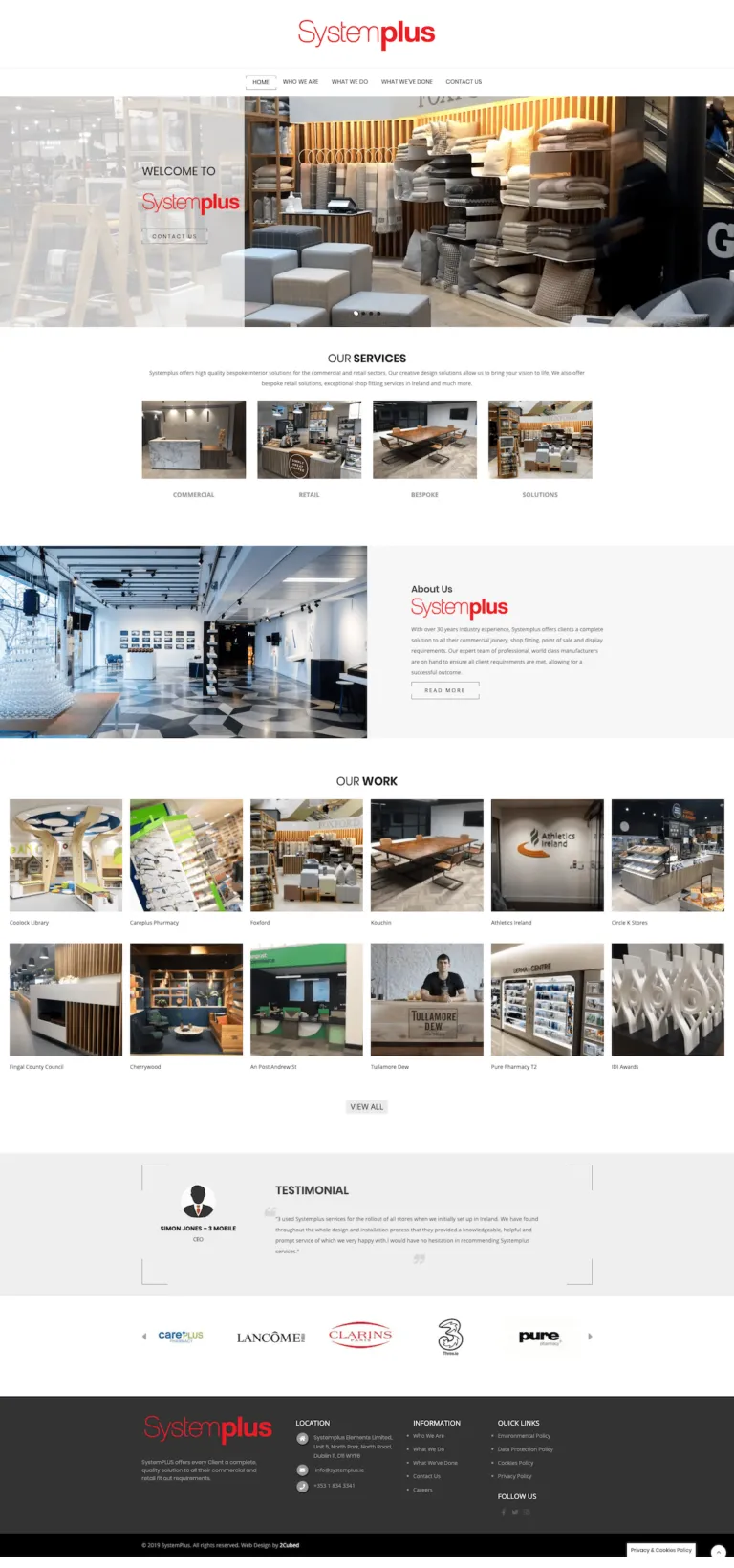 System Plus - 2Cubed Web Design