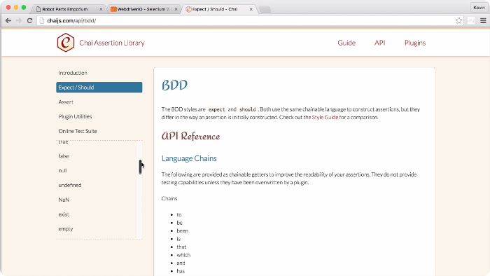 Learn Webdriver Test Automation with WebdriverIO