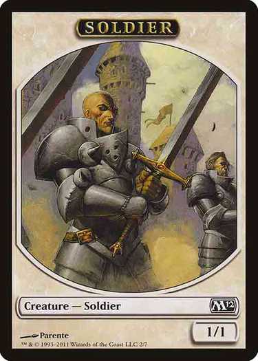 1/1 White Soldier Creature Token | MTG.onl Tokens