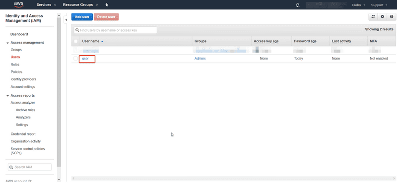 How to secure an AWS Root account and create an admin user with access ...